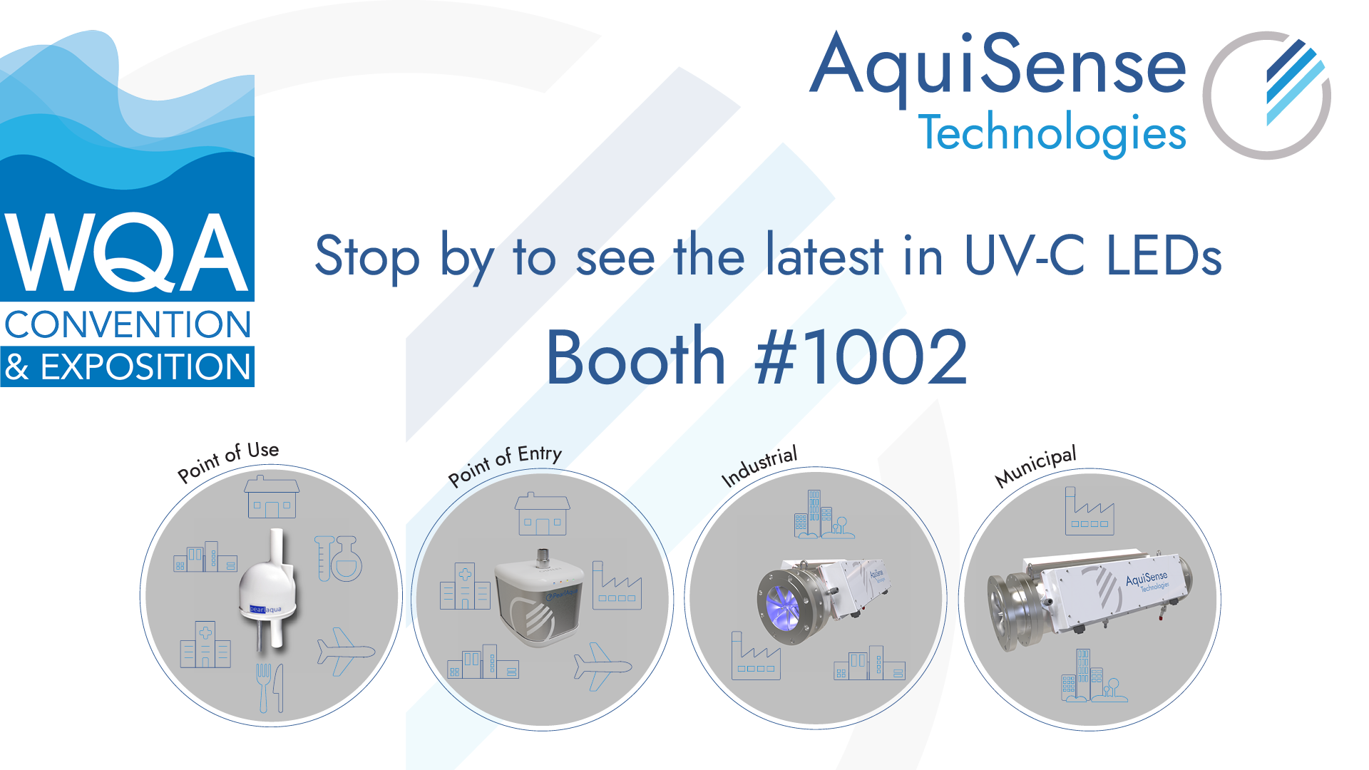 AquiSense exhibits at WQA convention | AquiSense Inc.